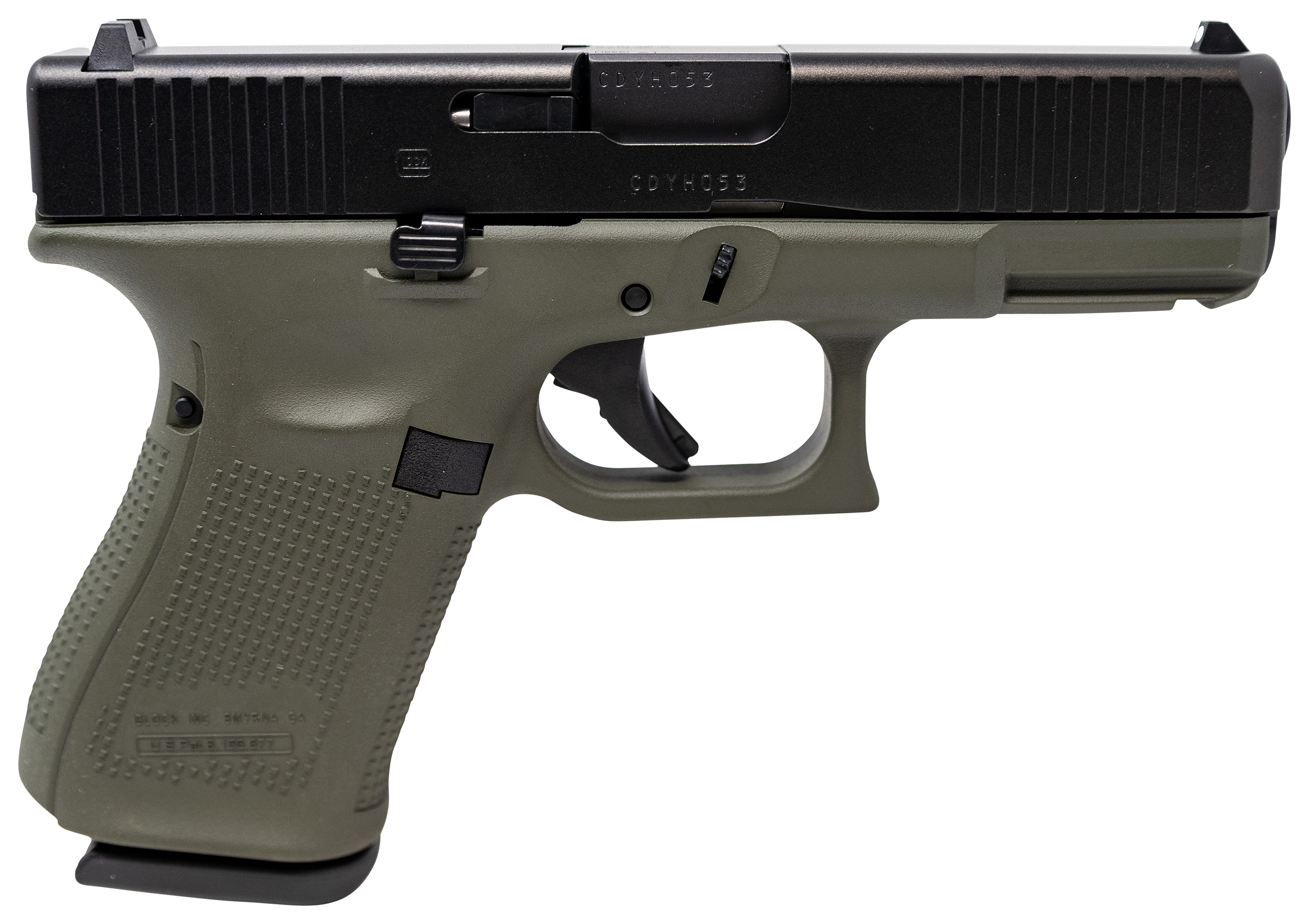 GLOCK 19 Gen5 Semi-Auto Pistol - 9mm - nDLC - 10 Rounds | Cabela's